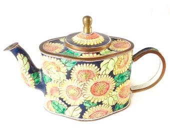 Sunflower teapot | Etsy