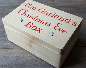 Christmas Eve Box Christmas Memory Box Personalized Santa