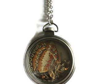 Butterfly pocket watch | Etsy