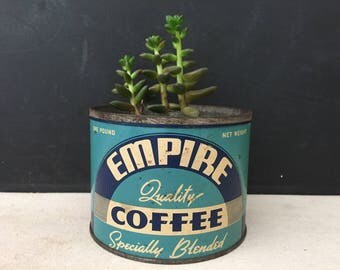 Vintage coffee cans | Etsy