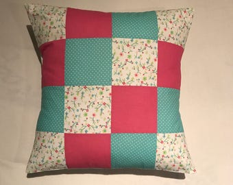 Patchwork pillow | Etsy
