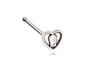 Key lock piercing | Etsy