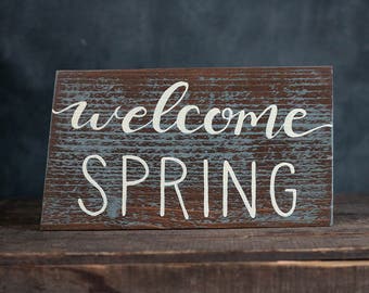 Rustic spring decor | Etsy