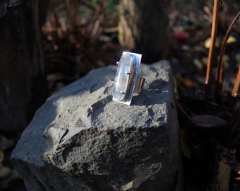 Large stone ring | Etsy