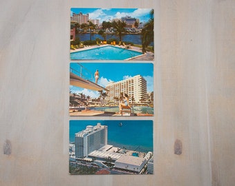 Miami beach postcard | Etsy
