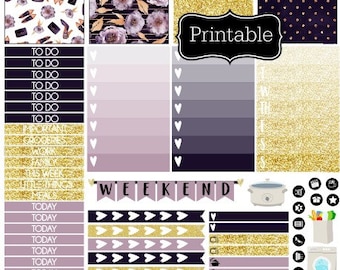 Gold stickers | Etsy