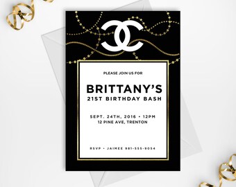 Chanel party | Etsy