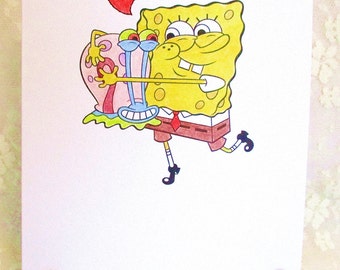 Spongebob thank you | Etsy