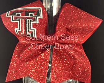 Texas tech hair bow | Etsy
