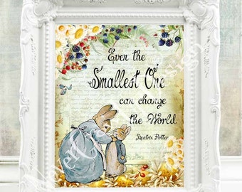 Peter rabbit quote | Etsy