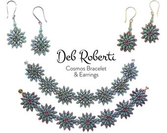 Bubble Bands beaded pattern tutorial by Deb Roberti