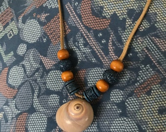 Snail shell necklace | Etsy