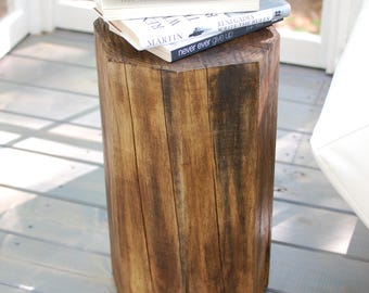 Tree stump table | Etsy