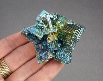Items similar to Large Bismuth Crystal Sculpture "Against the Grain ...