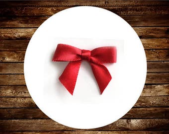 Mini satin bows | Etsy