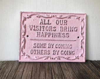 Funny welcome sign | Etsy