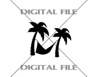 Palm tree clipart | Etsy