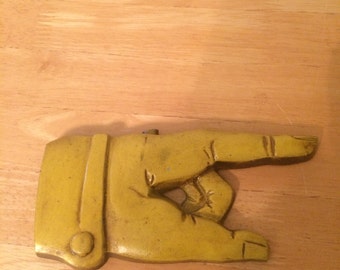 Pointing hand | Etsy