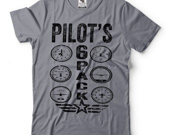 Funny pilot shirt | Etsy