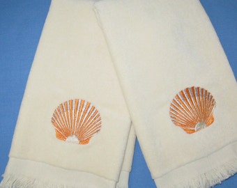 Seashell towel | Etsy