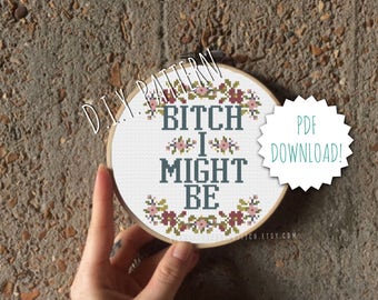 Handmade Custom Cross Stitches and by RichBitchCrossStitch on Etsy