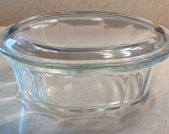Clear glass pyrex | Etsy