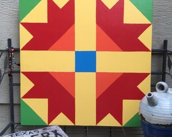 2x2 barn quilt | Etsy