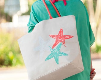 Starfish tote bag | Etsy