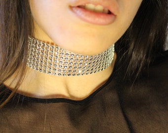 Diamond choker | Etsy