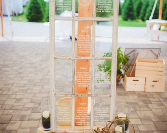 Seating chart frame | Etsy