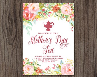 Afternoon tea invite | Etsy