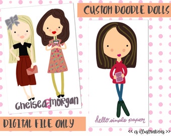 Doodle dolls | Etsy