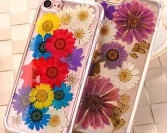 Pressed flower phone case | Etsy