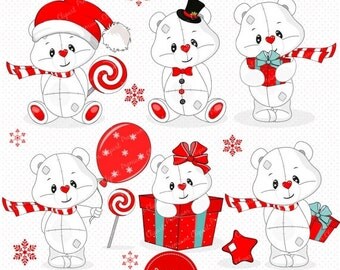 Teddy bears clipart | Etsy