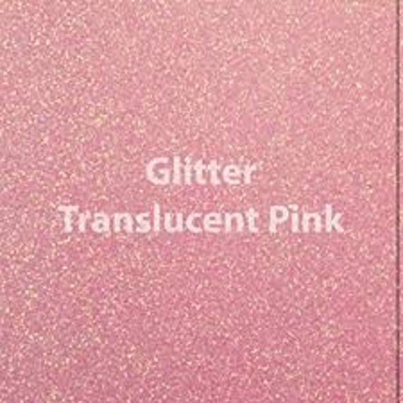 1 12x20 Light Pink Translucent Siser Glitter HTV Siser