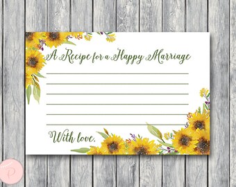 Recipe for marriage | Etsy