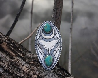 Luna moth ring | Etsy
