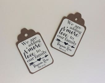 Adding S'More Love to our Family 50 SMALL 2 Favor