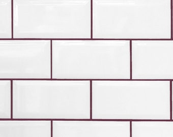 Burgundy grout | Etsy