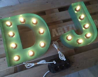 Light up numbers | Etsy