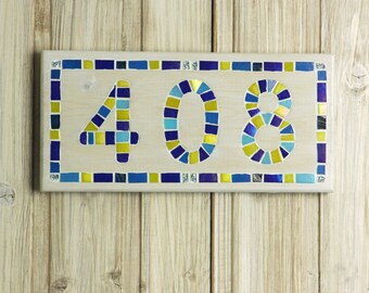 Wooden house numbers | Etsy