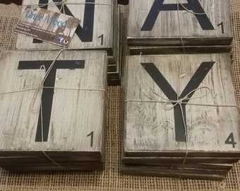 Large scrabble tiles | Etsy