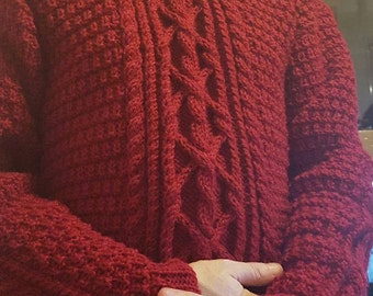 Hand knit sweater | Etsy