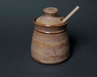 Ceramic honey pot | Etsy