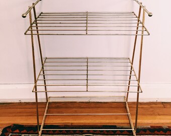 Vintage metal shelf | Etsy