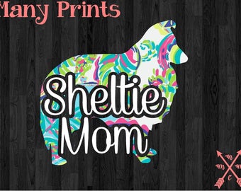 Sheltie sticker | Etsy