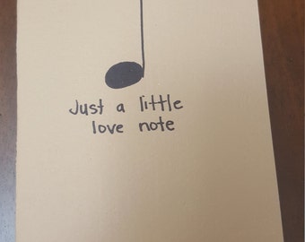 Just a little note | Etsy