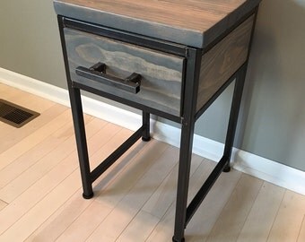 Metal nightstand | Etsy