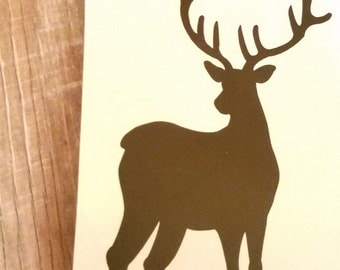 Deer vinyl decal | Etsy