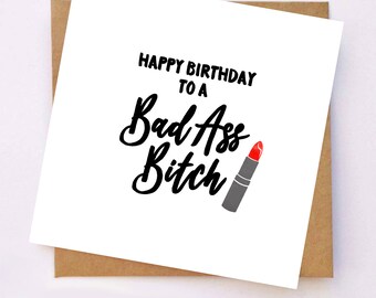 Unique bad birthday card related items | Etsy